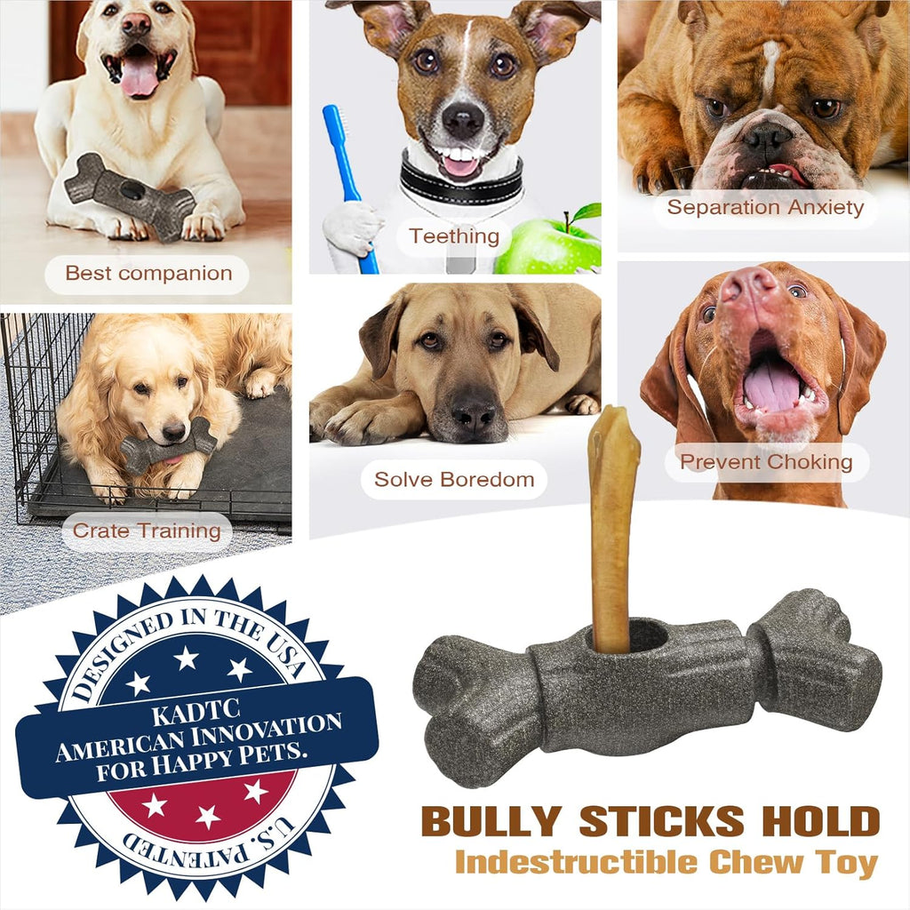 KADTC All in ONE Size: XL - 2 in 1 Dog Bully Stick Holder and Durable ...