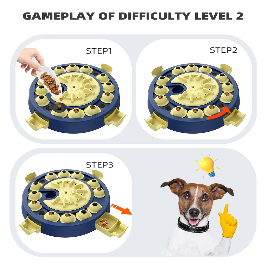 KADTC Dog Puzzle Toys Advanced Brain Mental Stimulation Interactive Tr ...